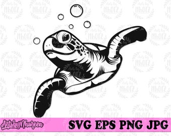 Turtle Salt Life Svg - Etsy