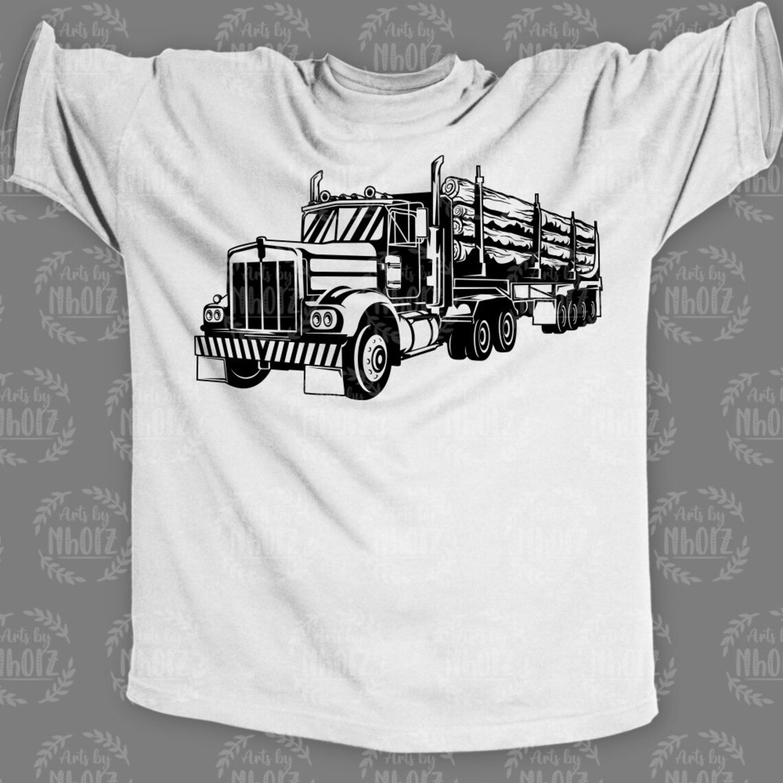 Logging Truck Svg Wood Man Shirt Png Lumber Owner Logo and | Etsy