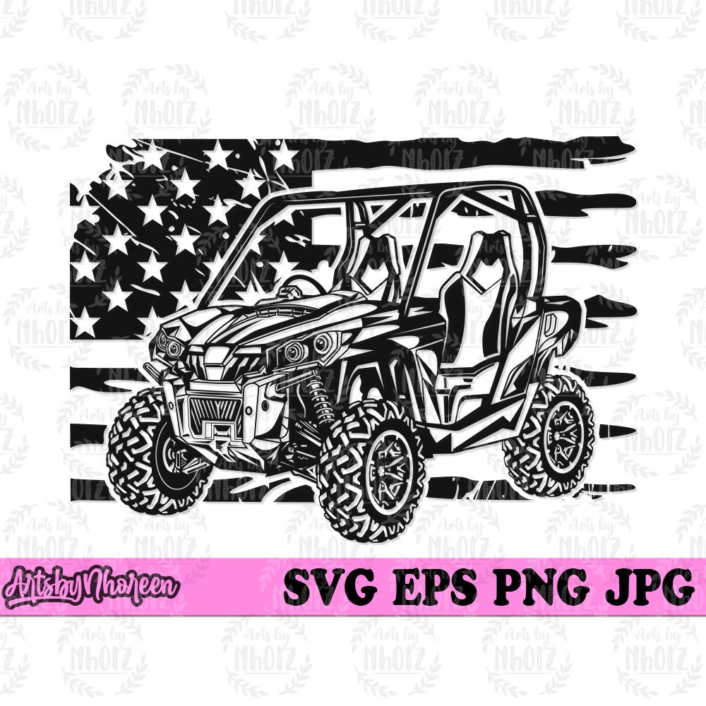 US ATV Svg Mud Ride Clipart Extreme Rider Cut File Sports - Etsy