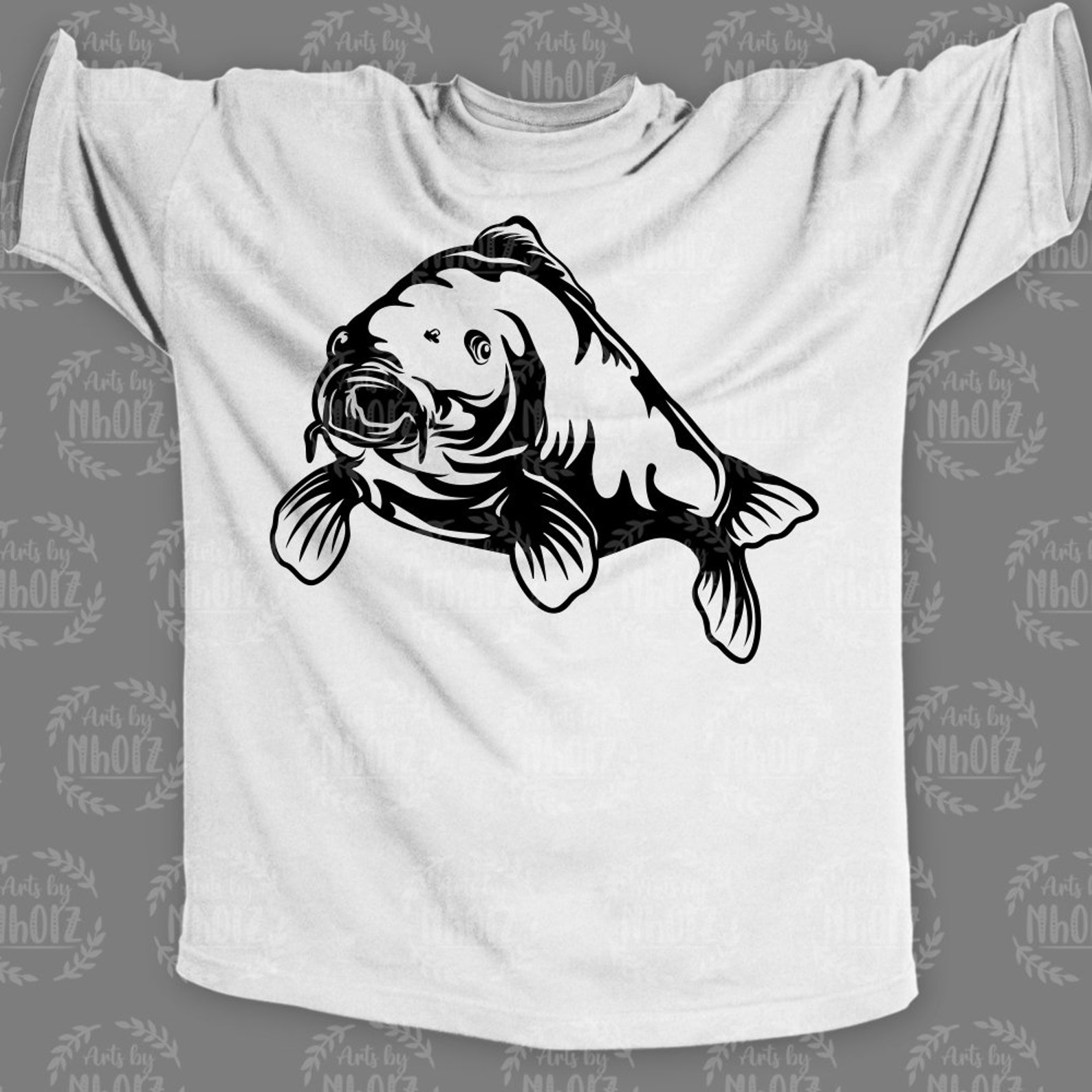 Carp Fish Svg Carp Clipart Carp Cutfile. Carp Fish Png Fish - Etsy