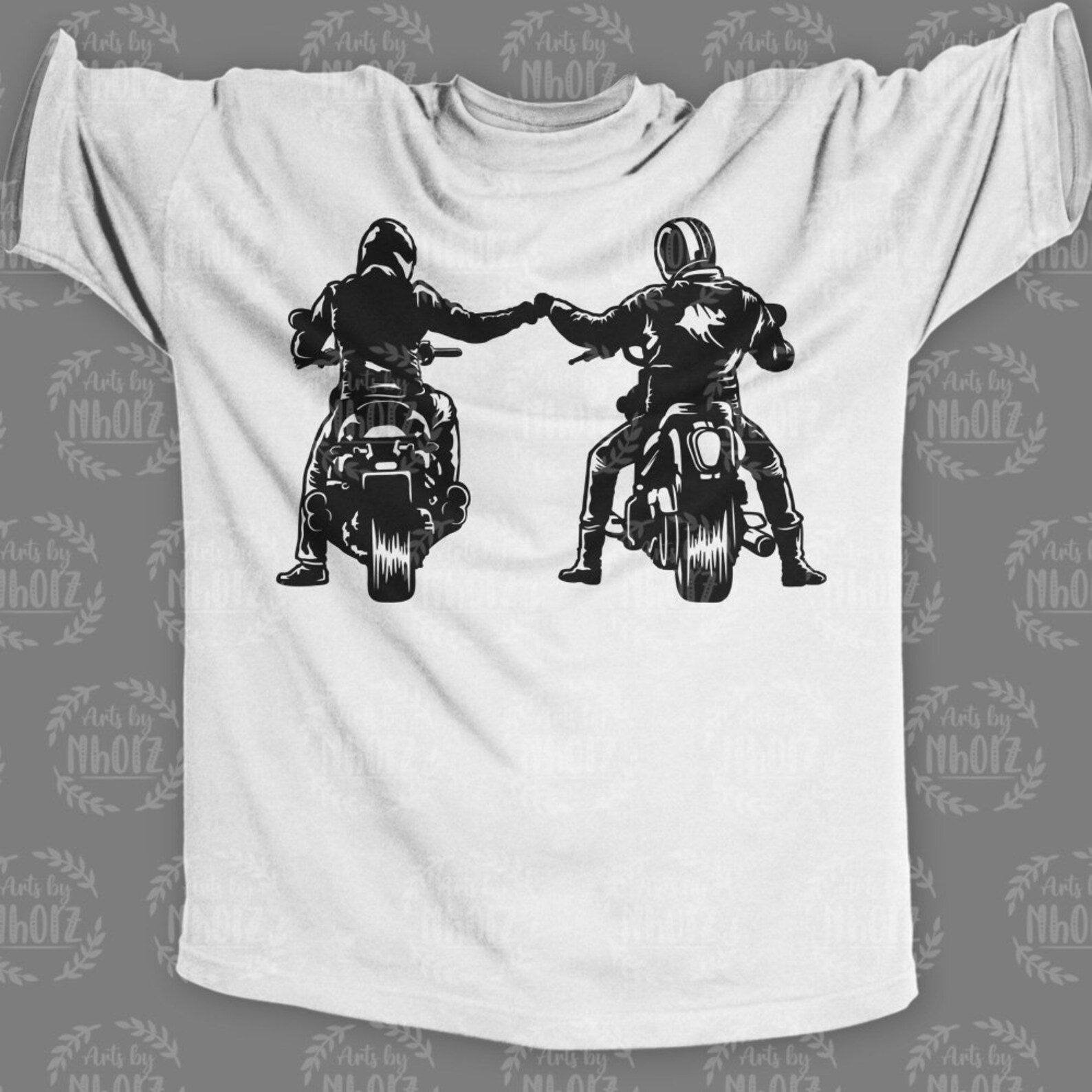 US Biker Fist Bump Svg Rider Dad T-shirt Design Png Bike in - Etsy