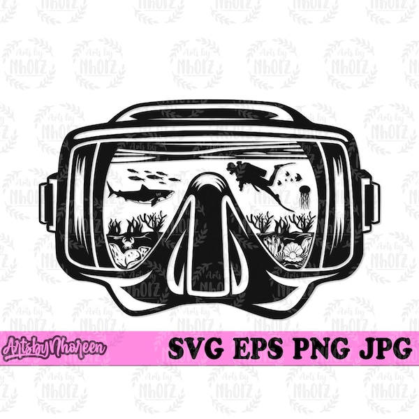 Scuba Diving Svg - Etsy