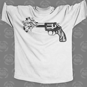 Floral Guns Svg | 2nd Amendment Clipart | Gun Shop Owner Monogram ...