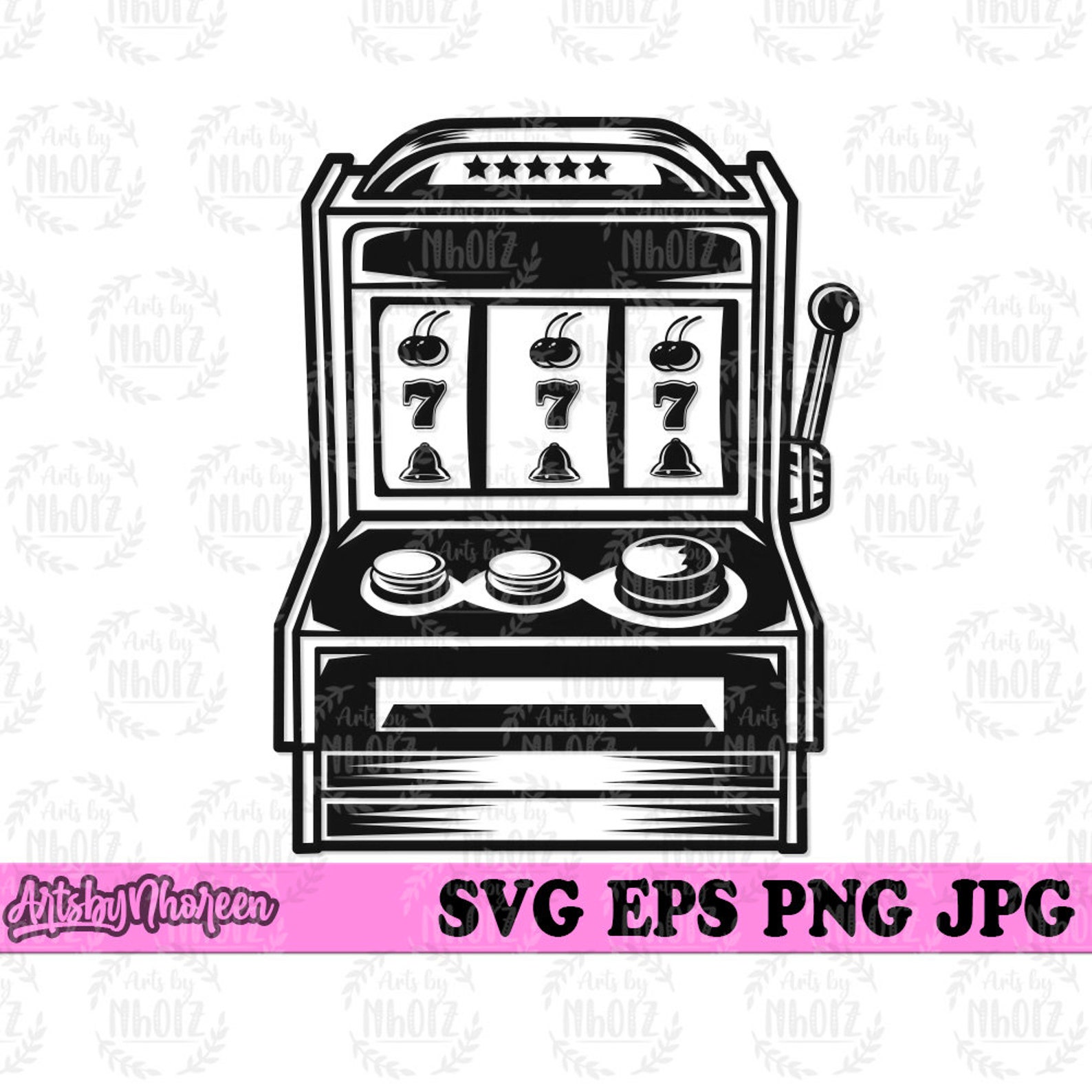 Sloth Machine Svg Casino Lover T-shirt Design Gift Idea Las | Etsy