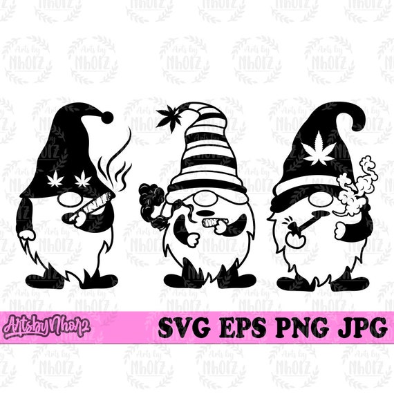 3 Gnomes Smoking Weed Svg Gnomes Clipart Gnomes Cutfile - Etsy Finland