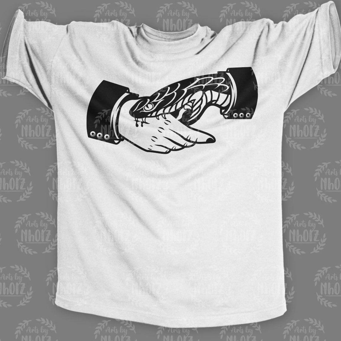 Snake Bite Hand Svg Venom Bitten Clipart Poison Stencil - Etsy