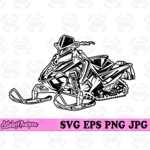 Snow Mobile Svg, Winter Extreme Sports Cut File, Snow Rider Dad Gift ...