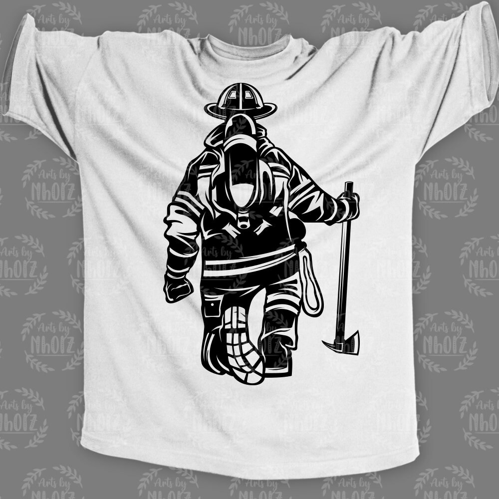 Fire Fighter Svg, Fire Fighter Clipart, Firefighter Png, Firefighter ...