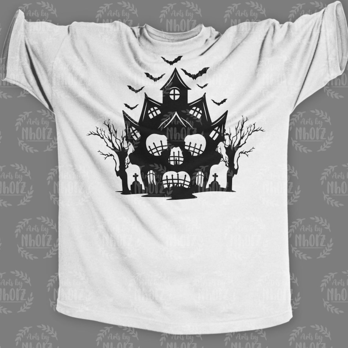 Horror House Svg Haunted Mansion Clipart Scary Villa - Etsy