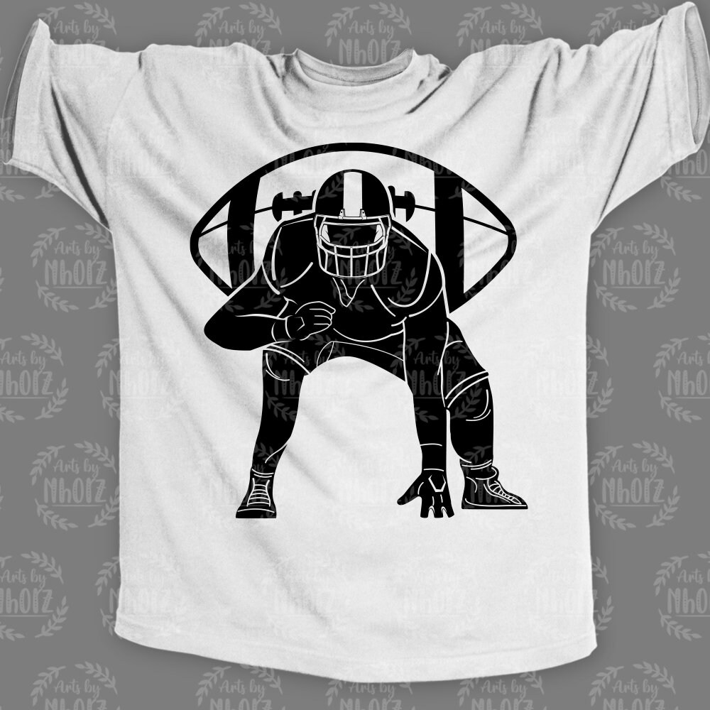 Football Player Svg Football Player Clipart Football Player - Etsy