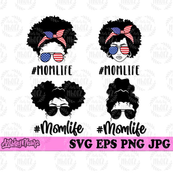 4 Mom Life SVG Bundle Mom Bundle Svg Mom Life Clipart | Etsy