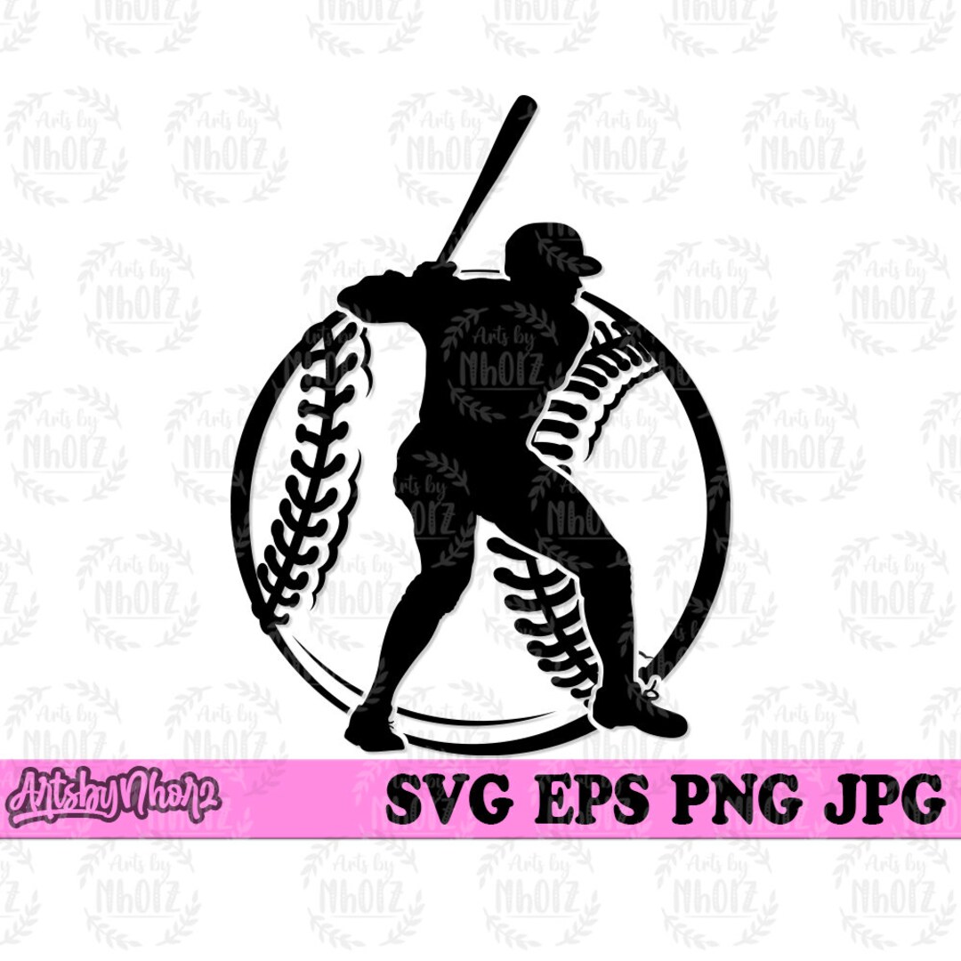 Baseball Player Svg, Baseball Clipart, Baseball Player Png, Baseball ...