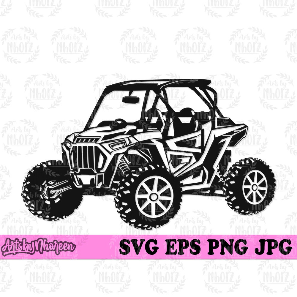 ATV Svg Mud Rider Clipart Sports Ride Stencil Extreme - Etsy