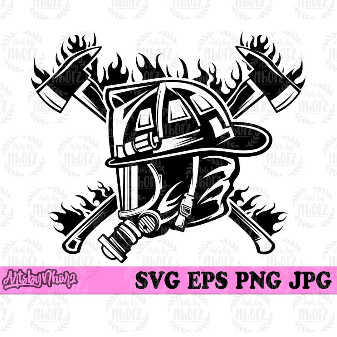 Fire Fighter Svg, Fire Fighter Clipart, Fire Fighter Cutfile ...