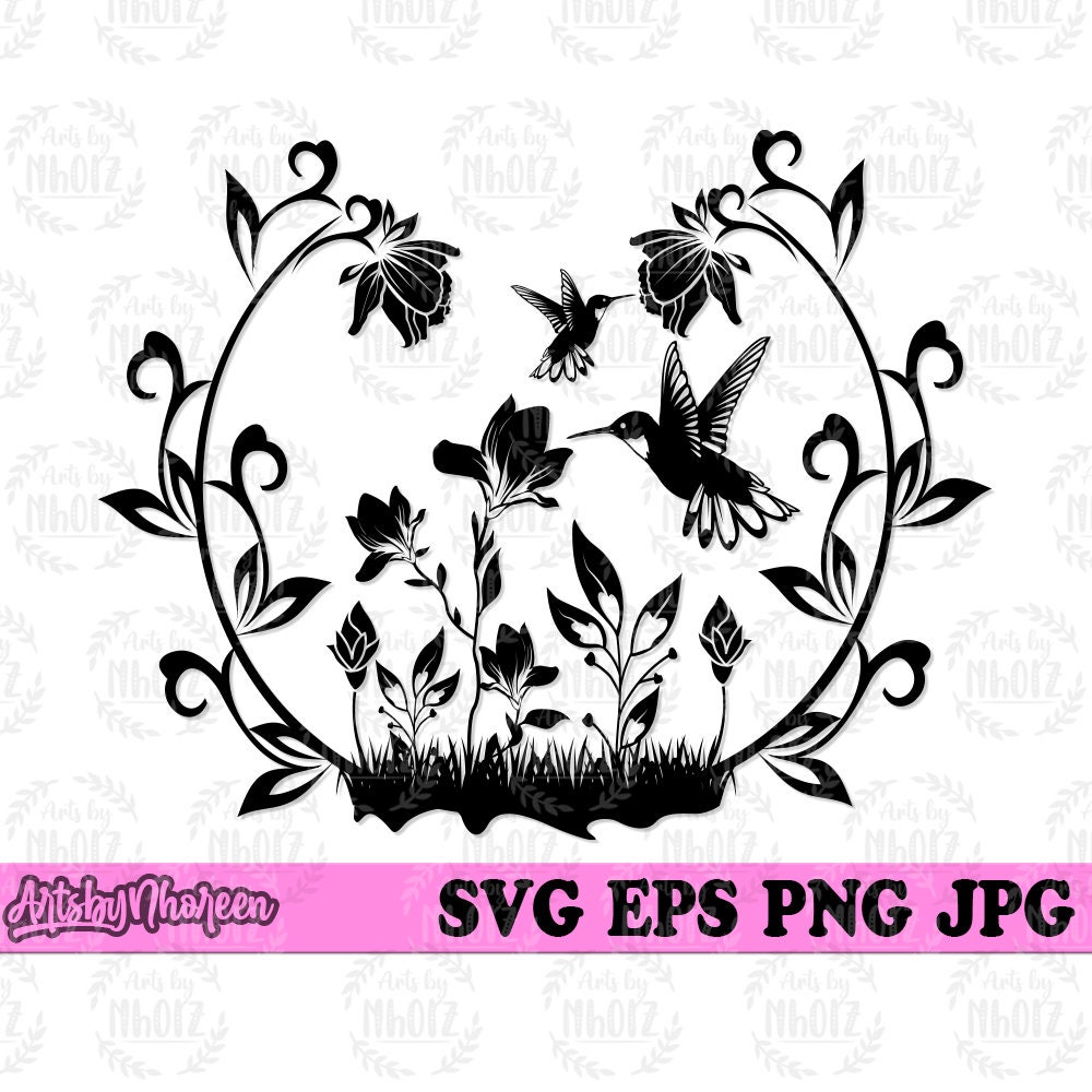 Colibrí svg Colibrí Clipart Pájaro svg Colibrí Cutfile - Etsy México