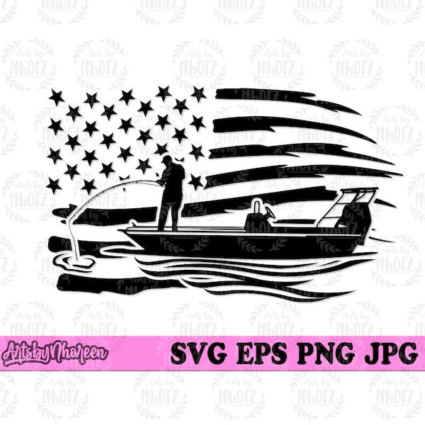 Fishing Boat Flags Svg - Etsy
