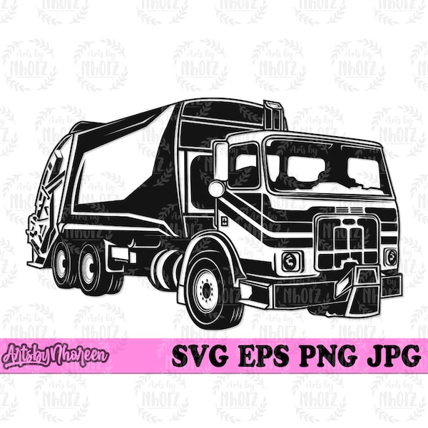 Us garbage truck svg - Etsy.de