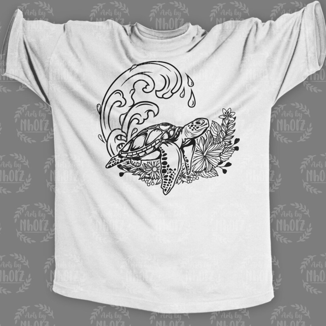 Sea Turtle Svg Salt Life Clipart Tropical Animal Cut File - Etsy