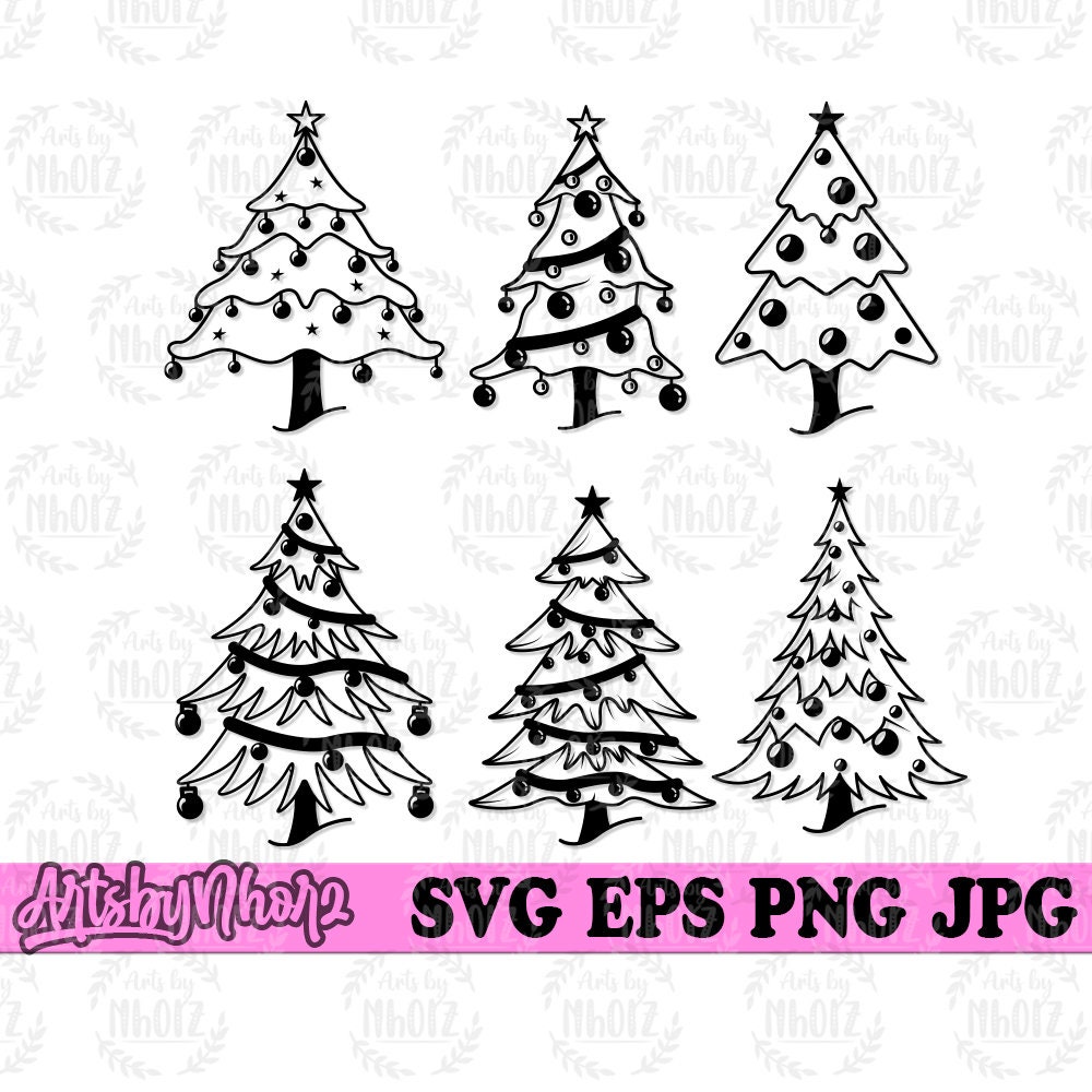 32 Christmas Trees SVG Bundle Christmas Trees Svg - Etsy