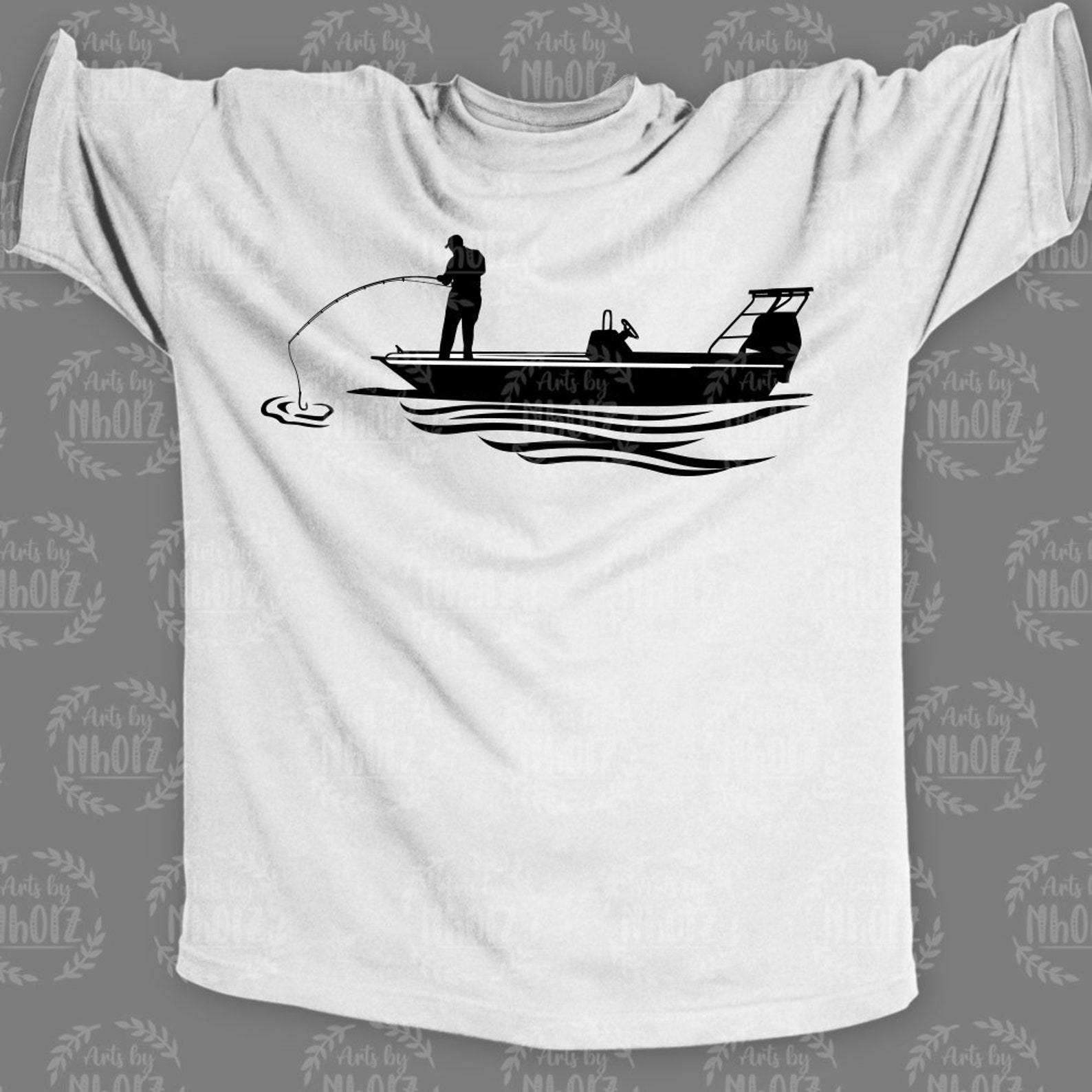 Boat Fishing Svg Fishing Clipart Fishing Cutfile Fishing - Etsy