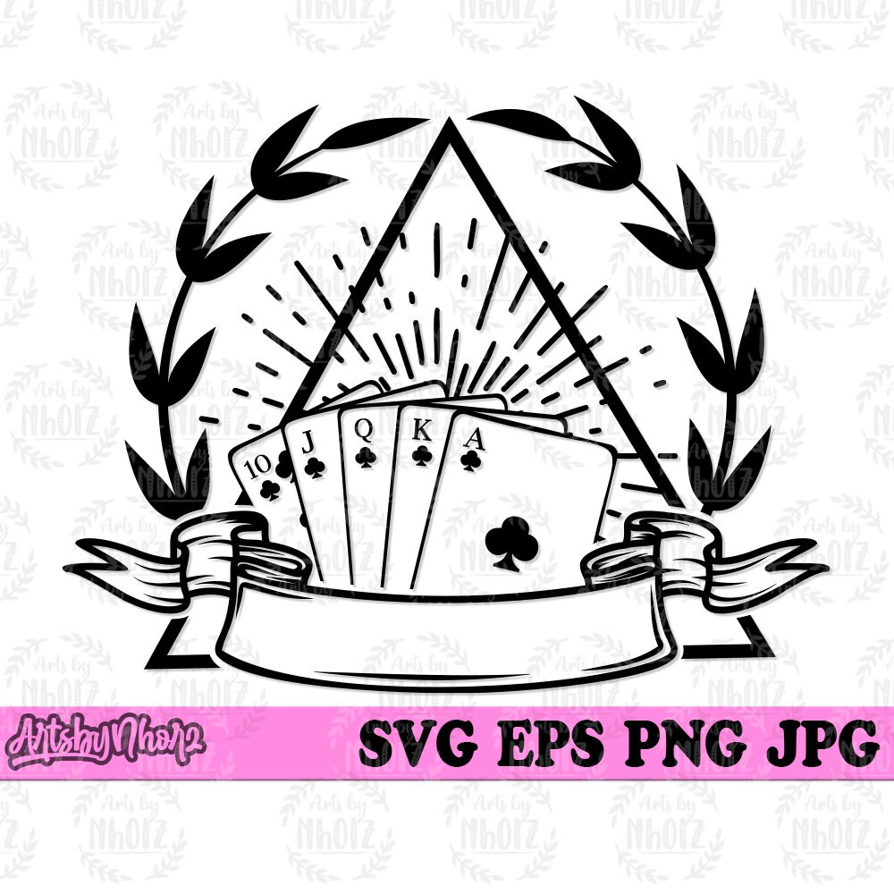Playing Cards Svg Cards Clipart Ace Svg Hearts Svg Gaming - Etsy Australia