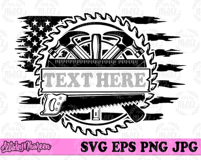 Wood Saw Blade SVG, Saw Blade Monogram, Saw SVG Clipart, Woodworking ...