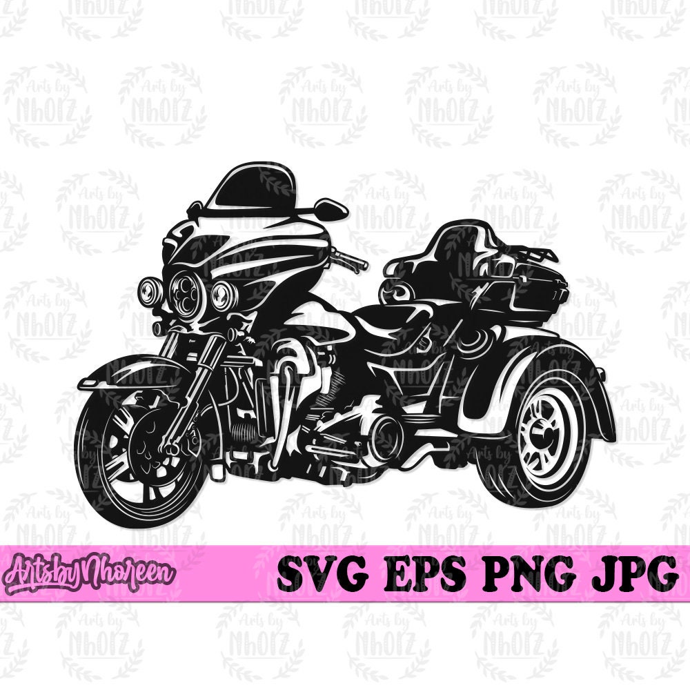 Trike Motorbike Svg Biker Shirt Png Motorcycle Clipart - Etsy Canada