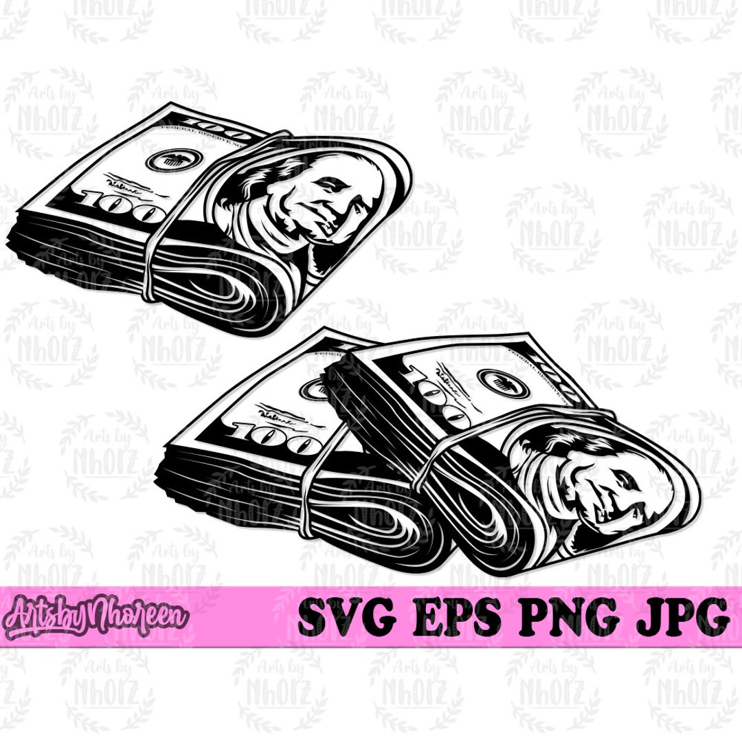 Money Svg, Money Clipart, Money Bill Svg, Money Cutfile, Dollar Bill ...
