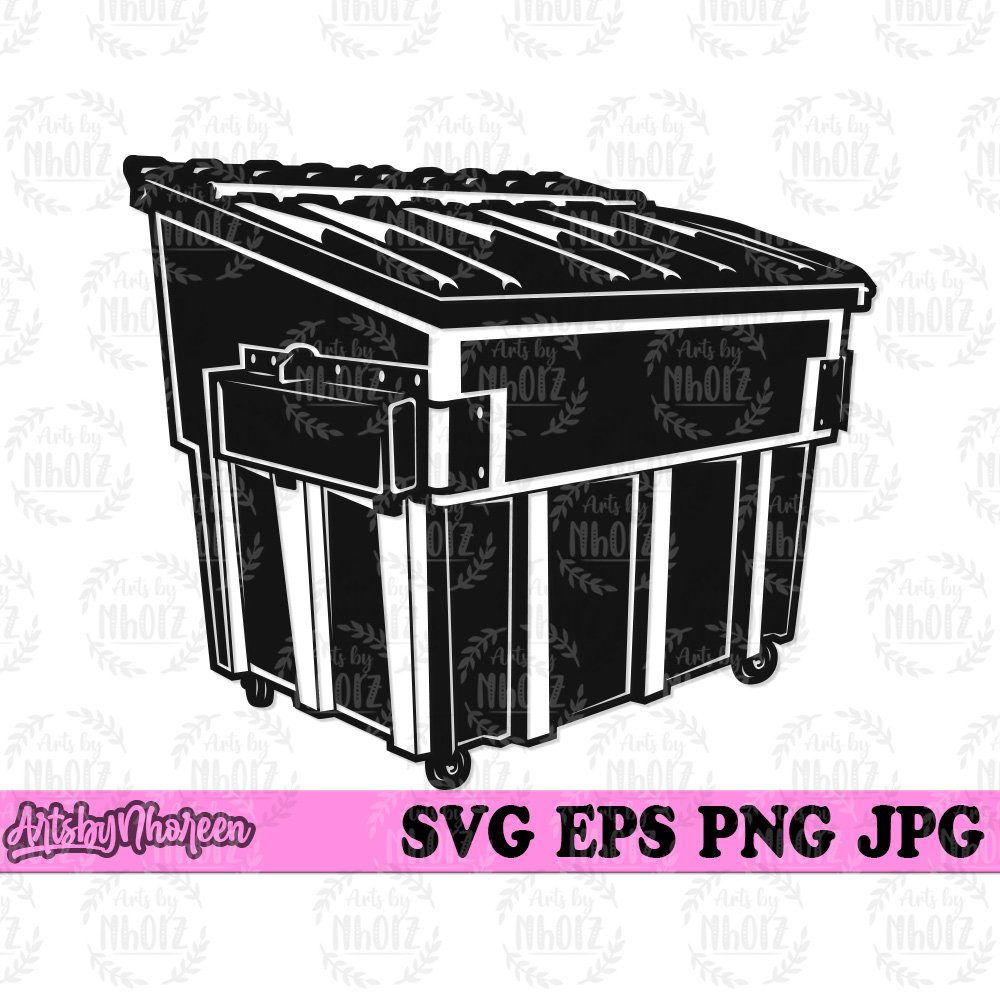 Trash Dumpster Clipart