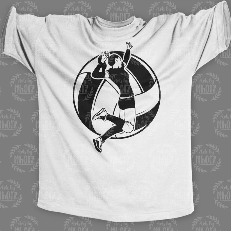 4 Volleyball Player Svg Spike Clipart Hitter Cut File - Etsy