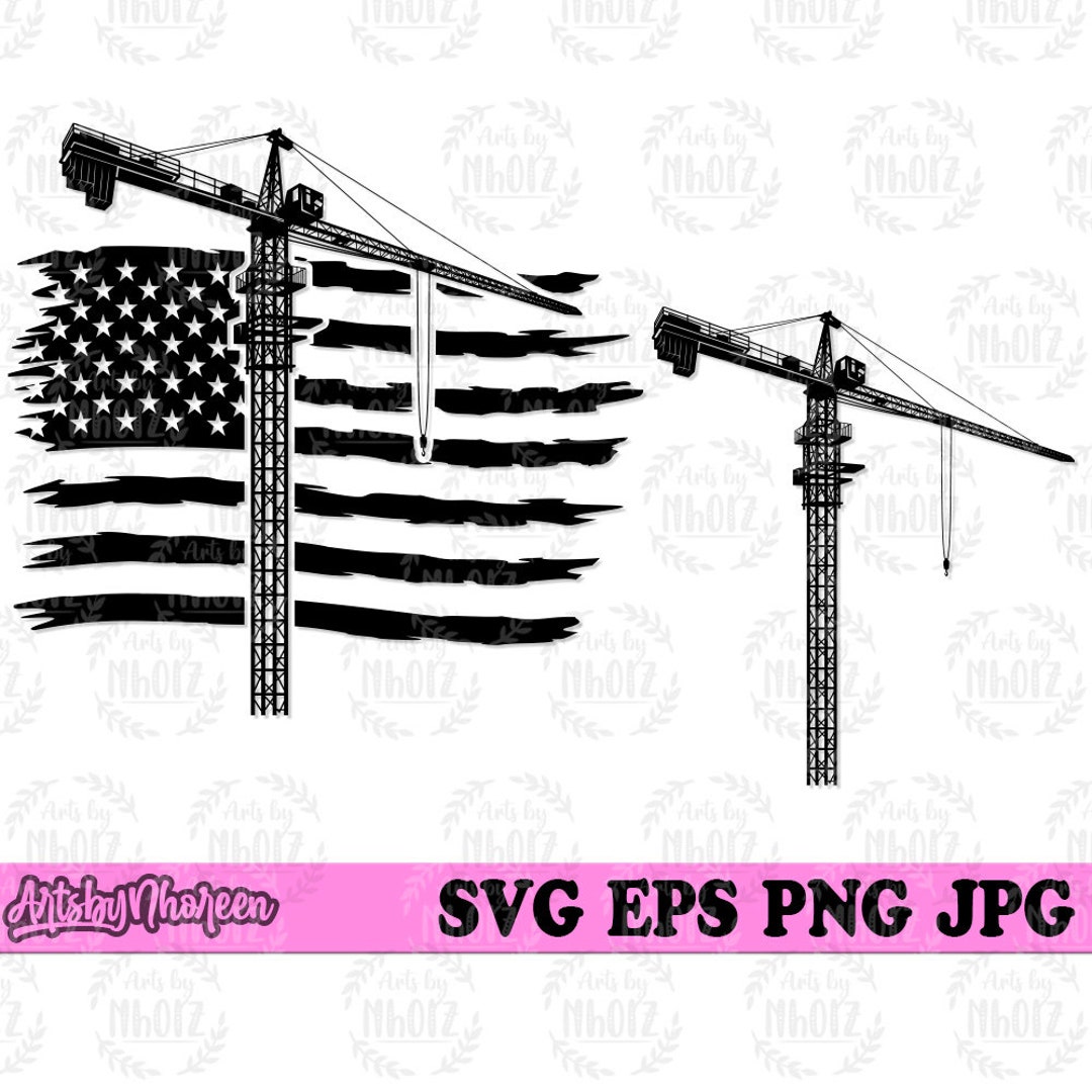 Crane Svg, Crane Operator Gift Idea T-shirt Design Png, Heavy Equipment ...