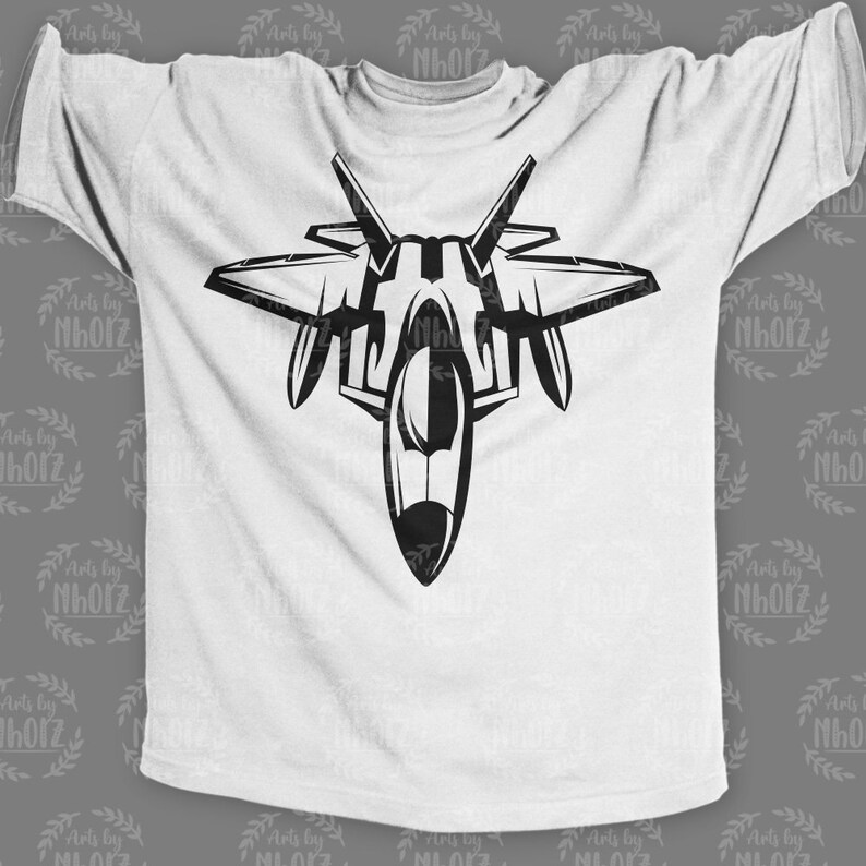 Fighter Jet Svg F16 Aircraft Clipart Military Plane Stencil - Etsy