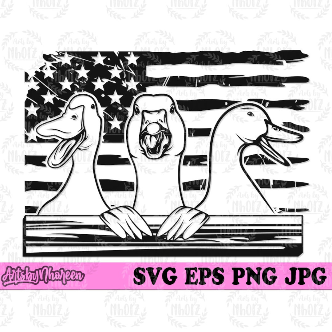 US Funny Duck Peeking Svg | Farm Animal Clipart | Peeking Animal ...