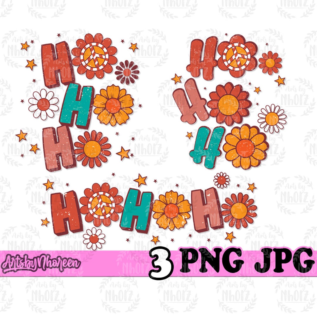 Christmas Ho Ho Ho PNG Bundle Files for Sublimation, Hohoho Printable ...