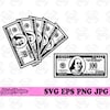 Money King Svg, US Dollar Sign Clipart, Money Bag Cut File, Rich ...