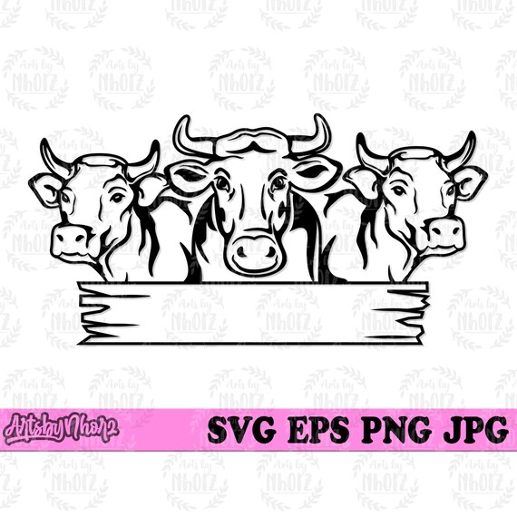 Farm Cow Svg Farm Animal Svg Farm Cow Clipart Farm Cow | Etsy