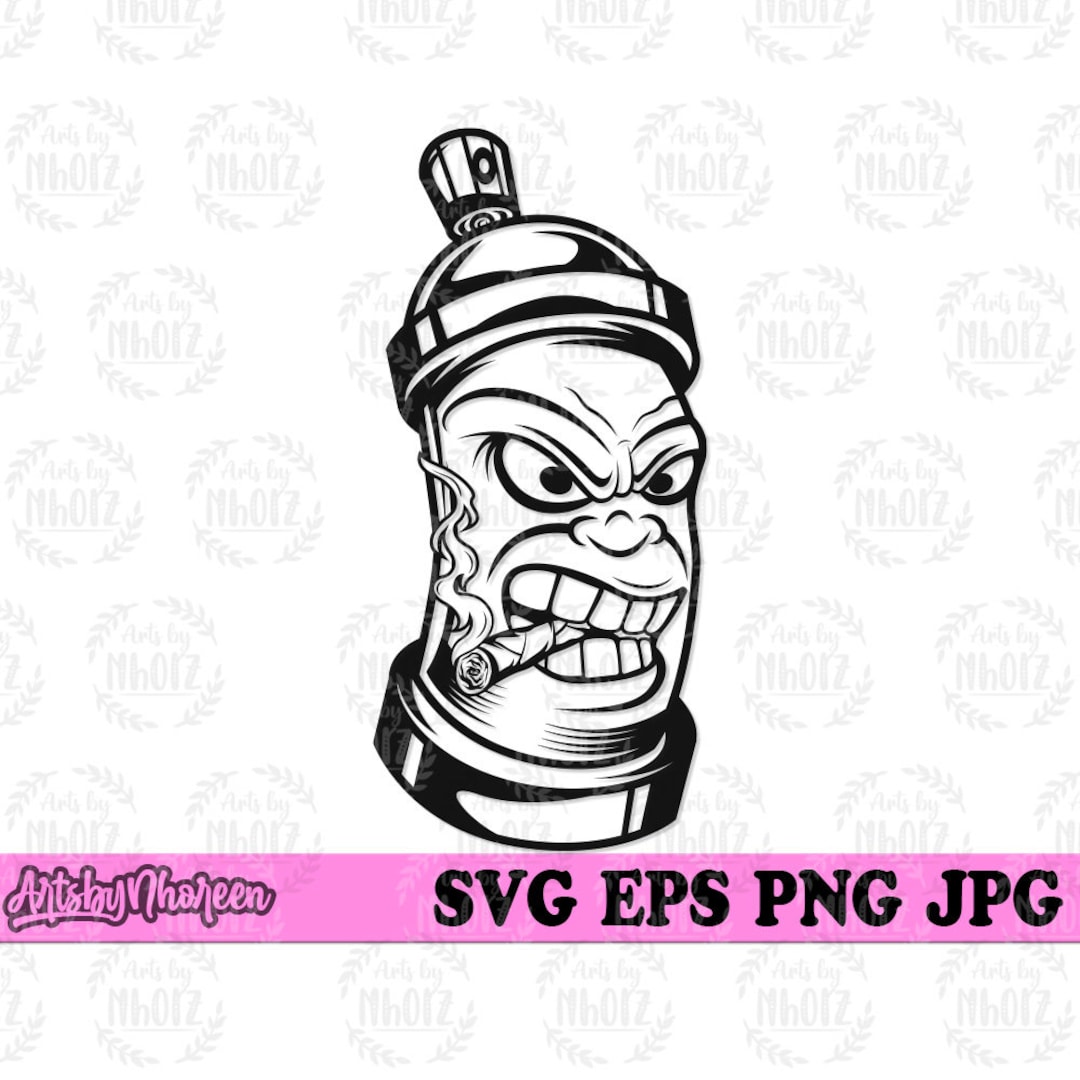 Spray Can Svg, Canister Clipart, Bottle Can Mascom Cut File, Trash ...