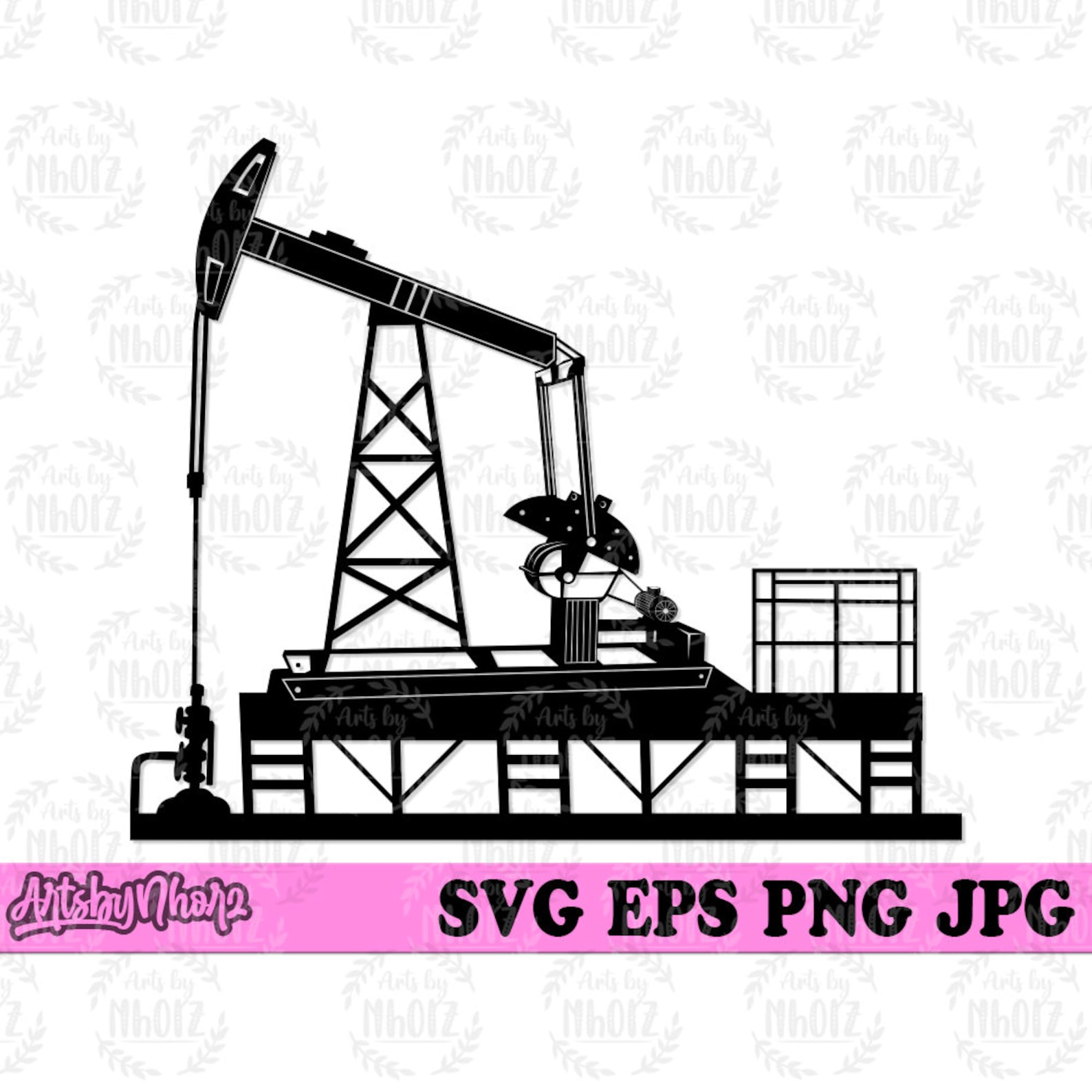 Oil Rig Svg Oil Drill Svg Oil Pump Svg Oil Field Svg Oil - Etsy