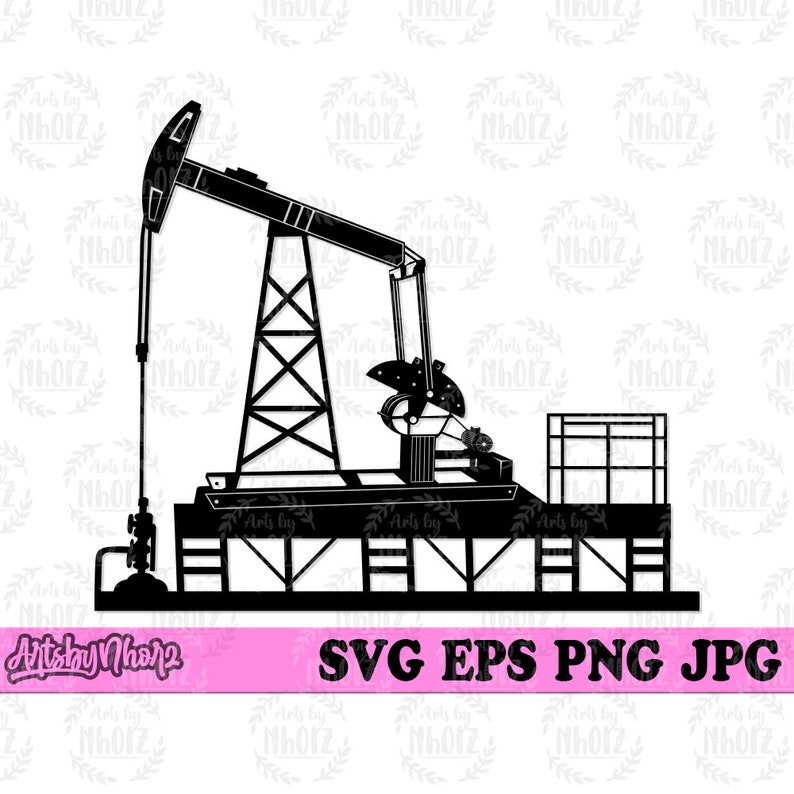 Oil Rig Svg Oil Drill Svg Oil Pump Svg Oil Field Svg Oil - Etsy