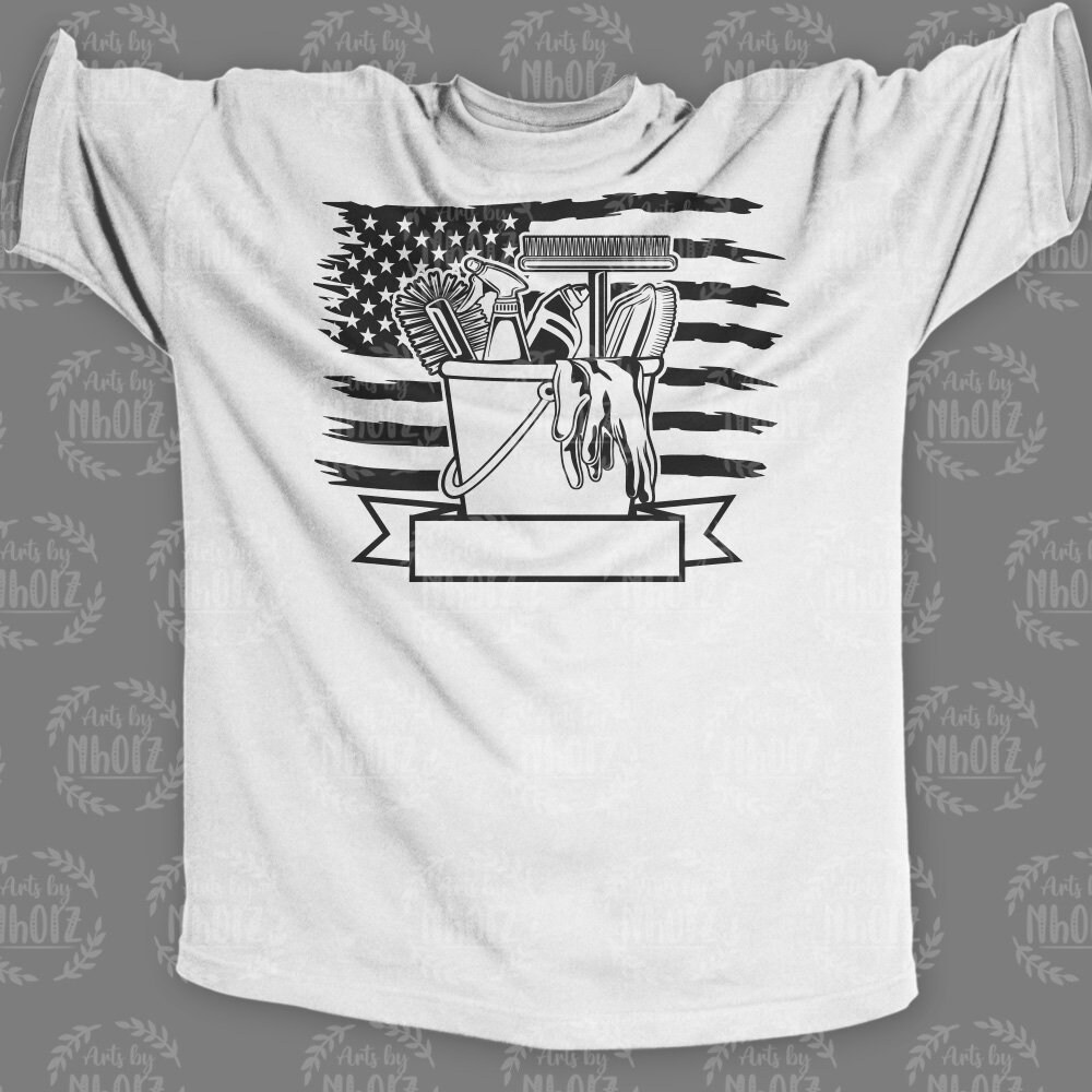 US Cleaning Tools Svg Cleaners T-shirt Gift Idea Png - Etsy