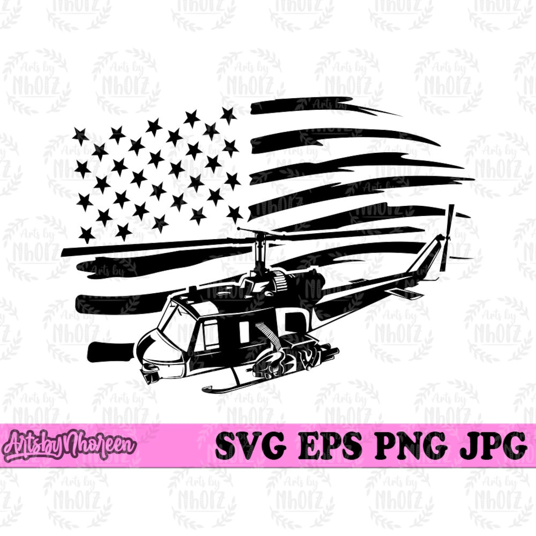 US Combat Helicopter Svg, Helicopter Clipart, US Combat Helicopter Png ...