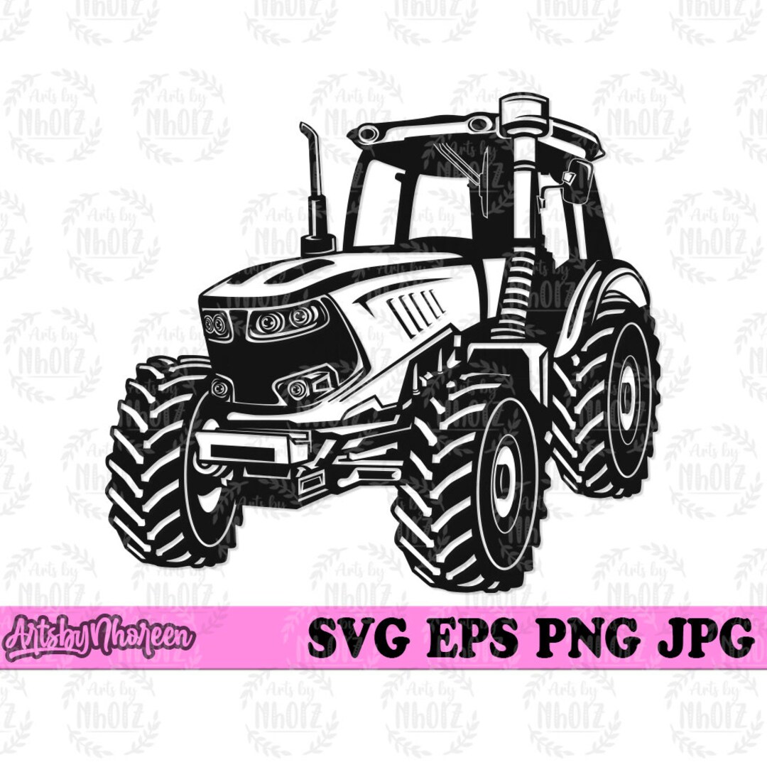 Tractor Svg, Farmer Dad Gift Idea Stencil, Farm Life T-shirt Design Png ...