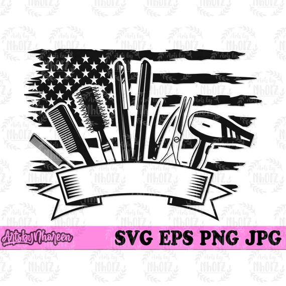US Hair Stylist Tools Svg Hair Hustler Shirt Design Png - Etsy