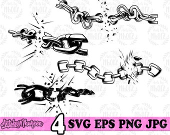 Broken Chain Clipart