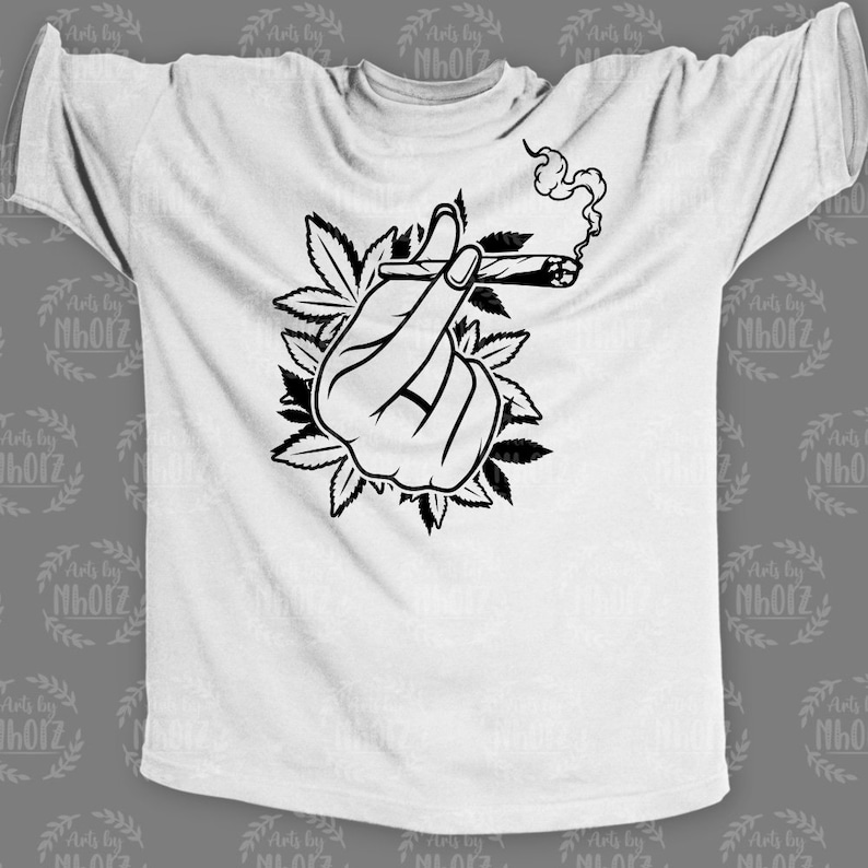 Sexy Hand Smoking Joint Svg, Cannabis Cut File, 420 Clipart, Marijuana ...