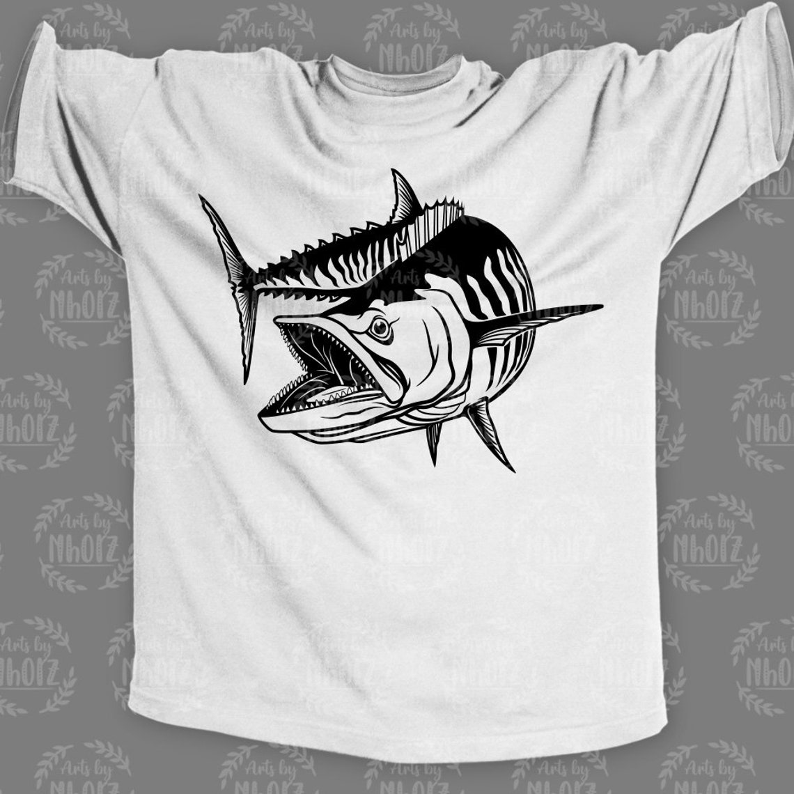 Mackerel Fish Svg Angler Gift Idea Salt Water Fishing Dad - Etsy