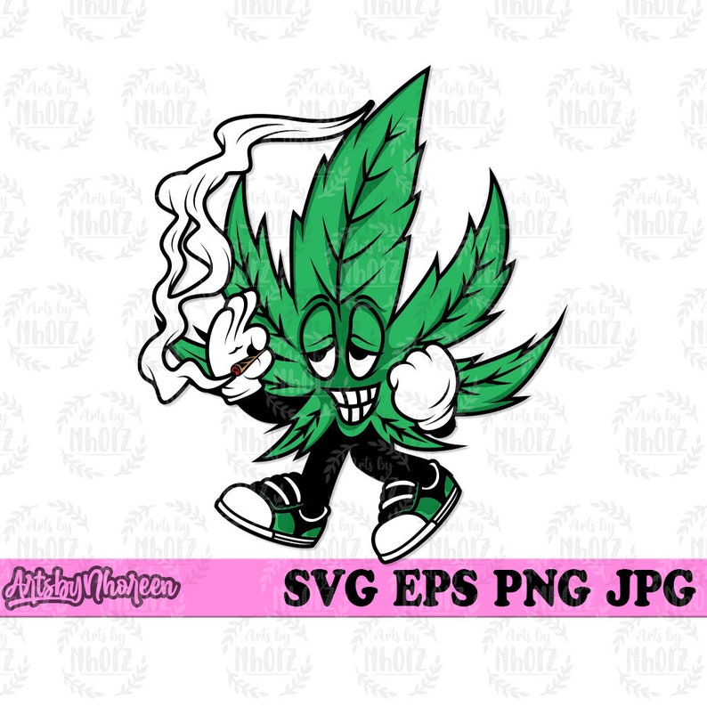 Cannabis Leaf High Svg Mariajuan Leaf Clipart Weed Life - Etsy