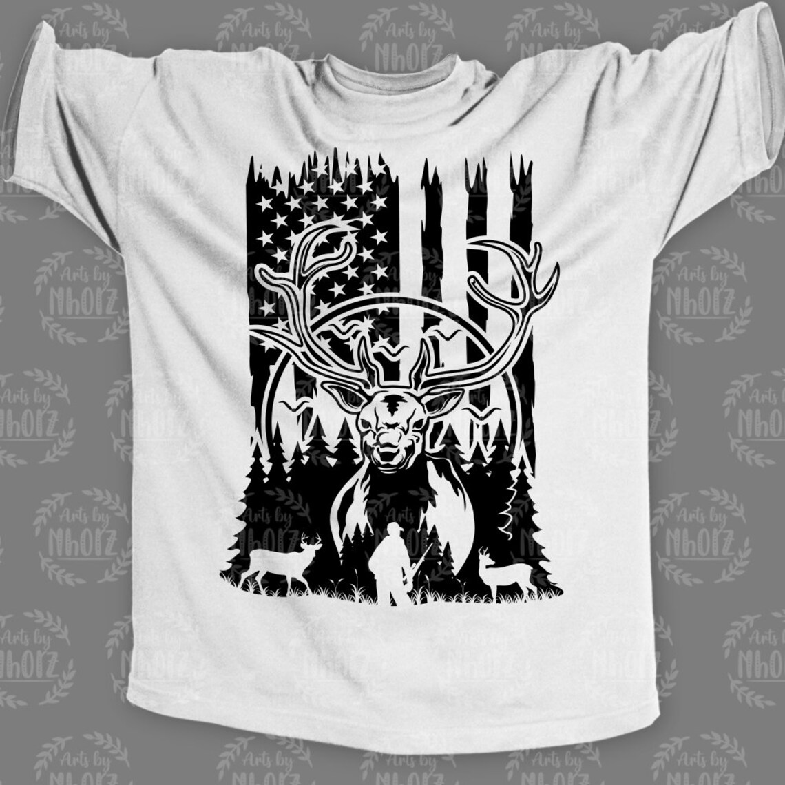 US Deer Hunting Svg, US Hunting Shirt Svg, Deer Hunting Clipart, Deer ...