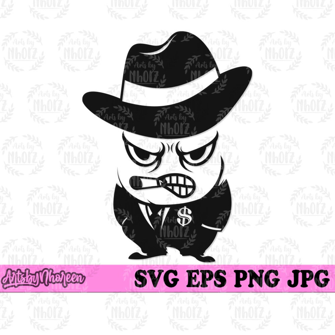 Mafia Man Svg Mr Rich Dad Cut File Angry Boss Leader - Etsy