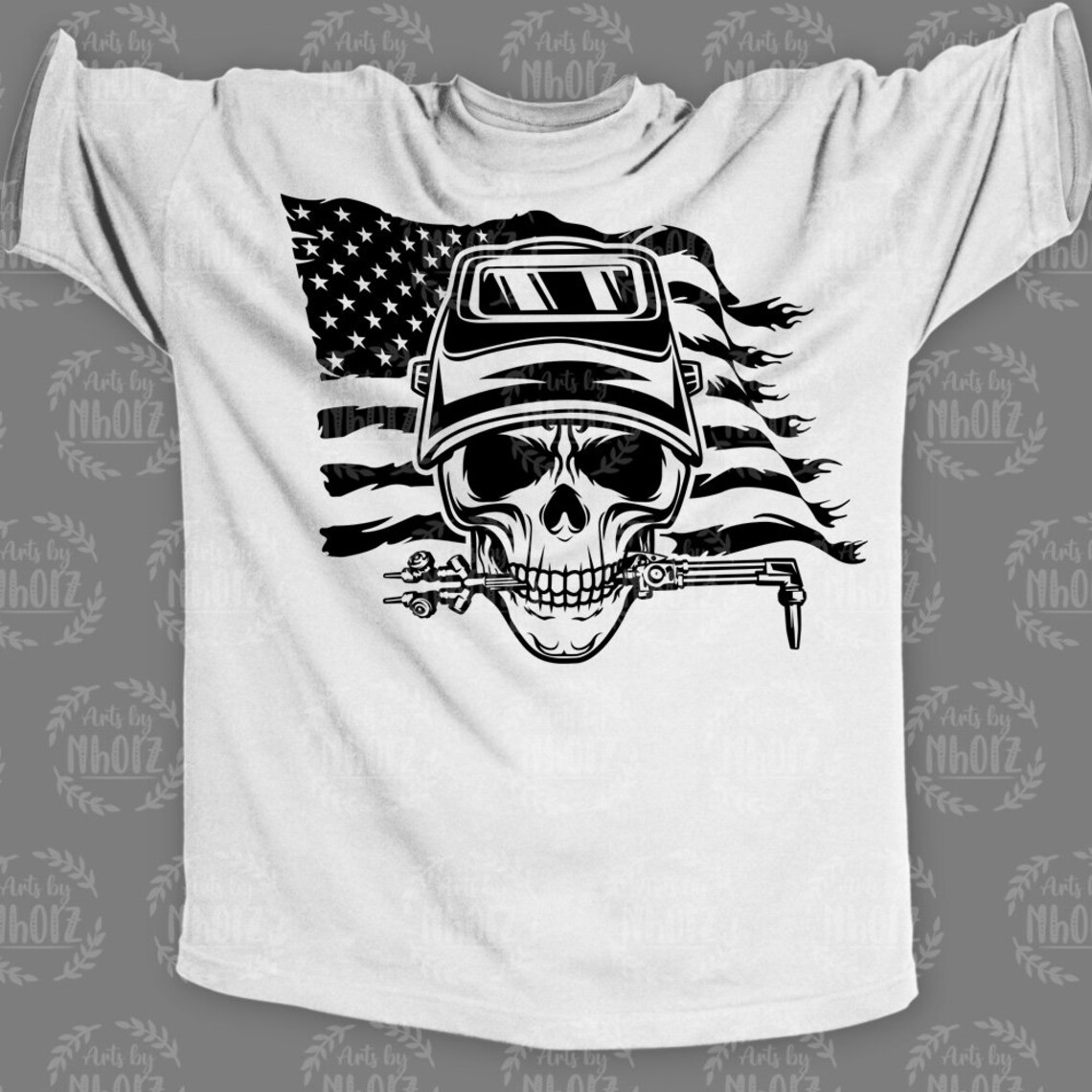US Welder Skull Svg Welding Rod Torch Cut File Iron Repair - Etsy